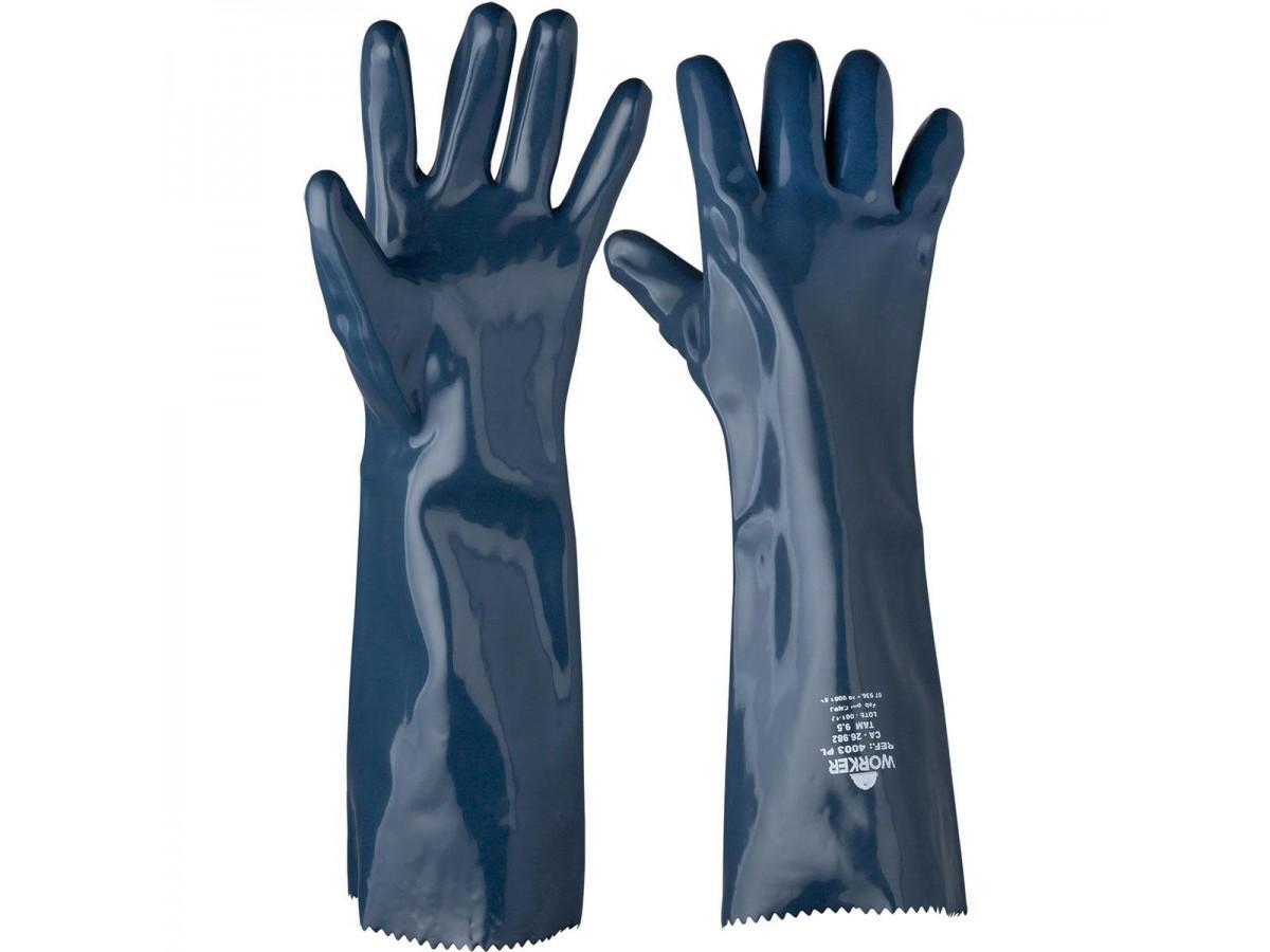 Luva de Proteção de PVC 35cm WORKER | Sertão