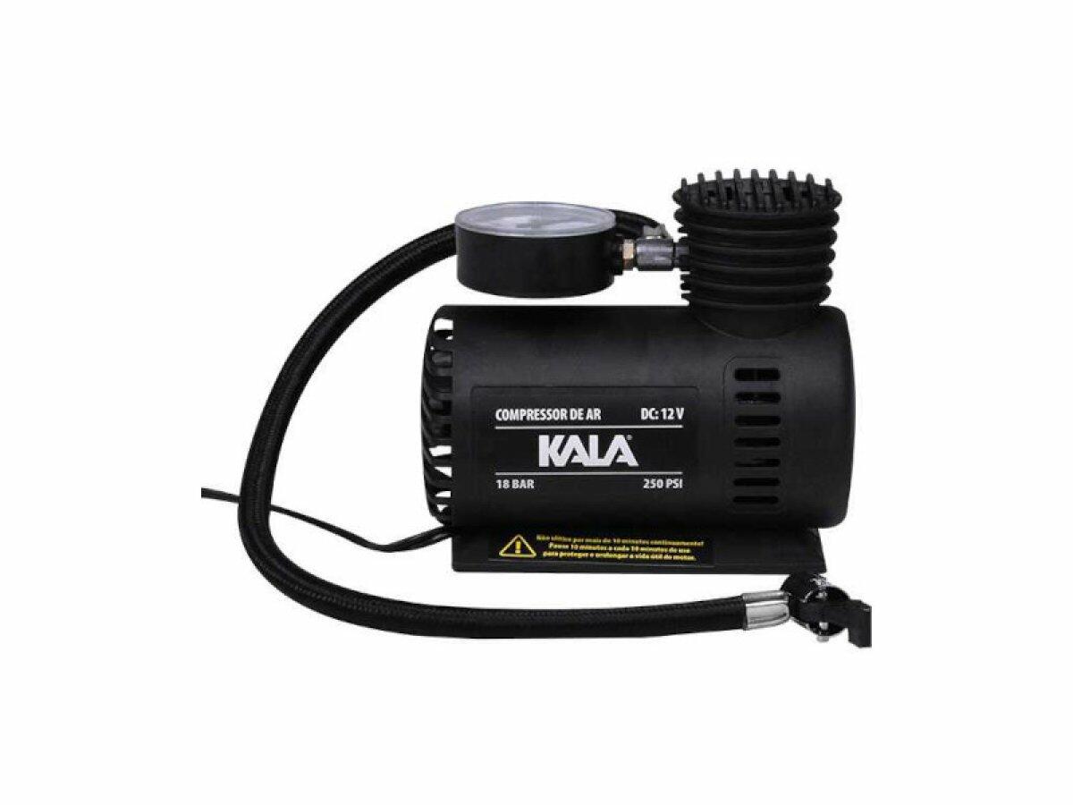 Compressor de Ar Compacto 12V Kala para Pneus e Infláveis